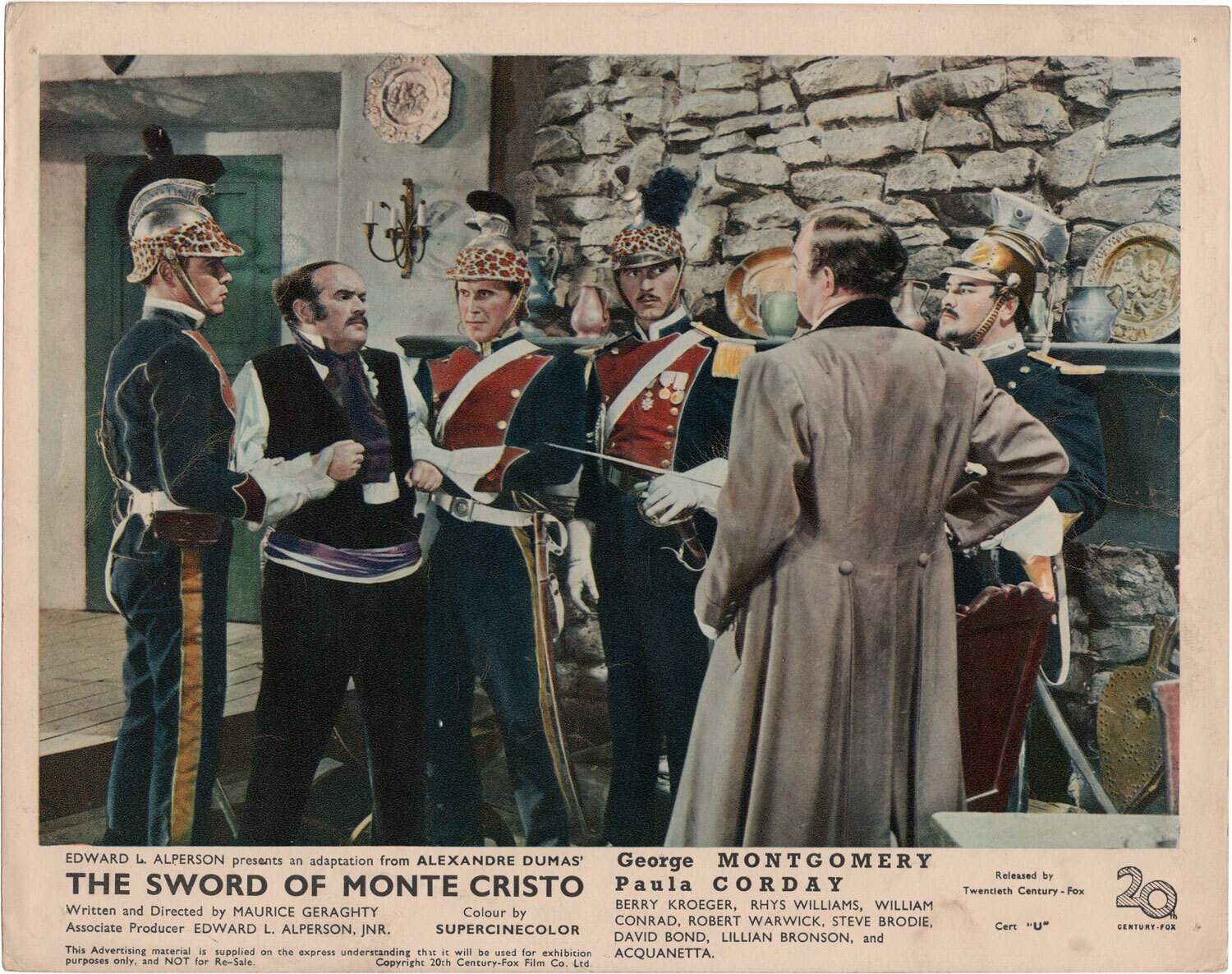 The Sword of Monte Cristo | Maurice Geraghty, Paual Corday George ...