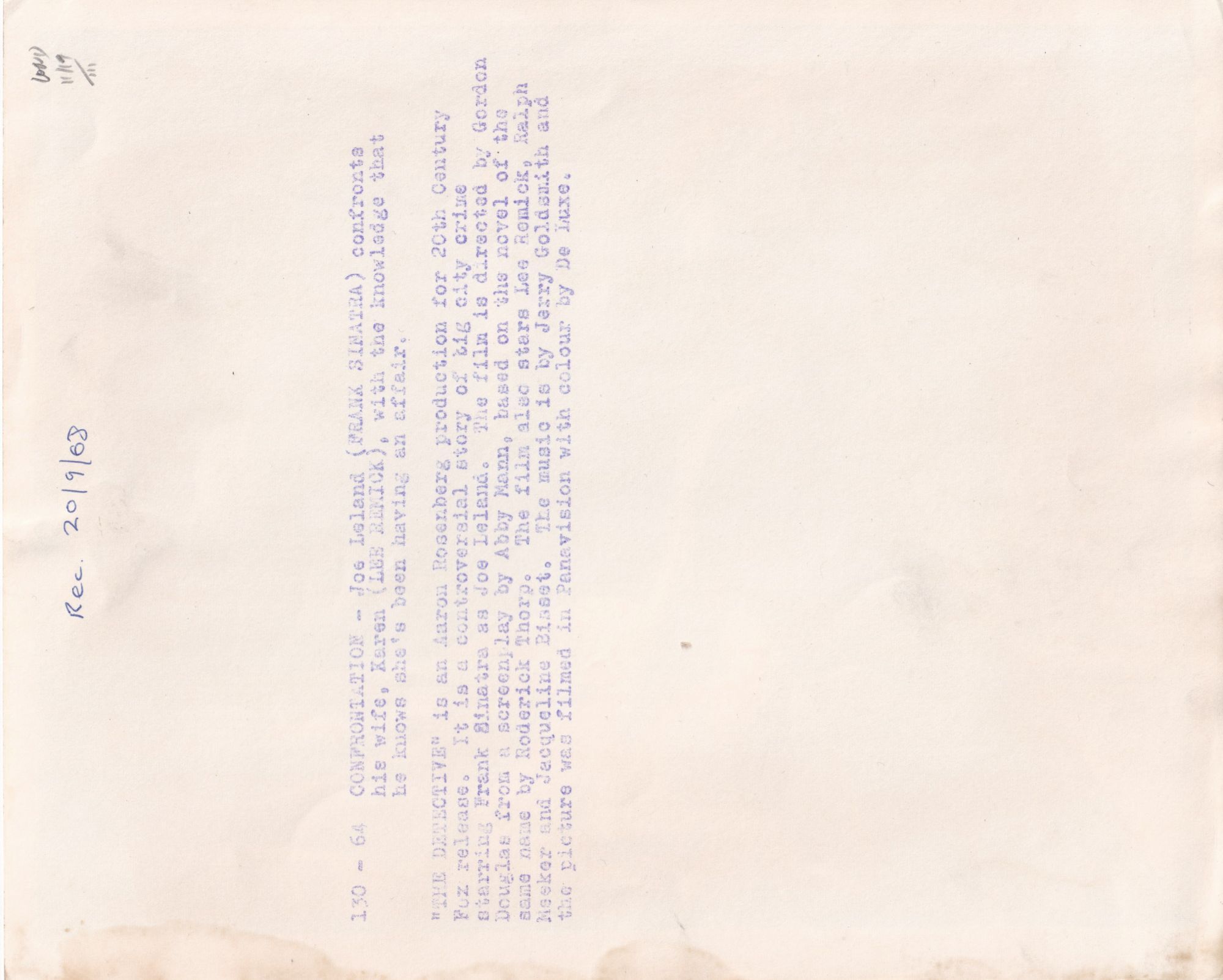 The Detective | Gordon Douglas, Roderick Thorp, Abby Mann, Lee Remick