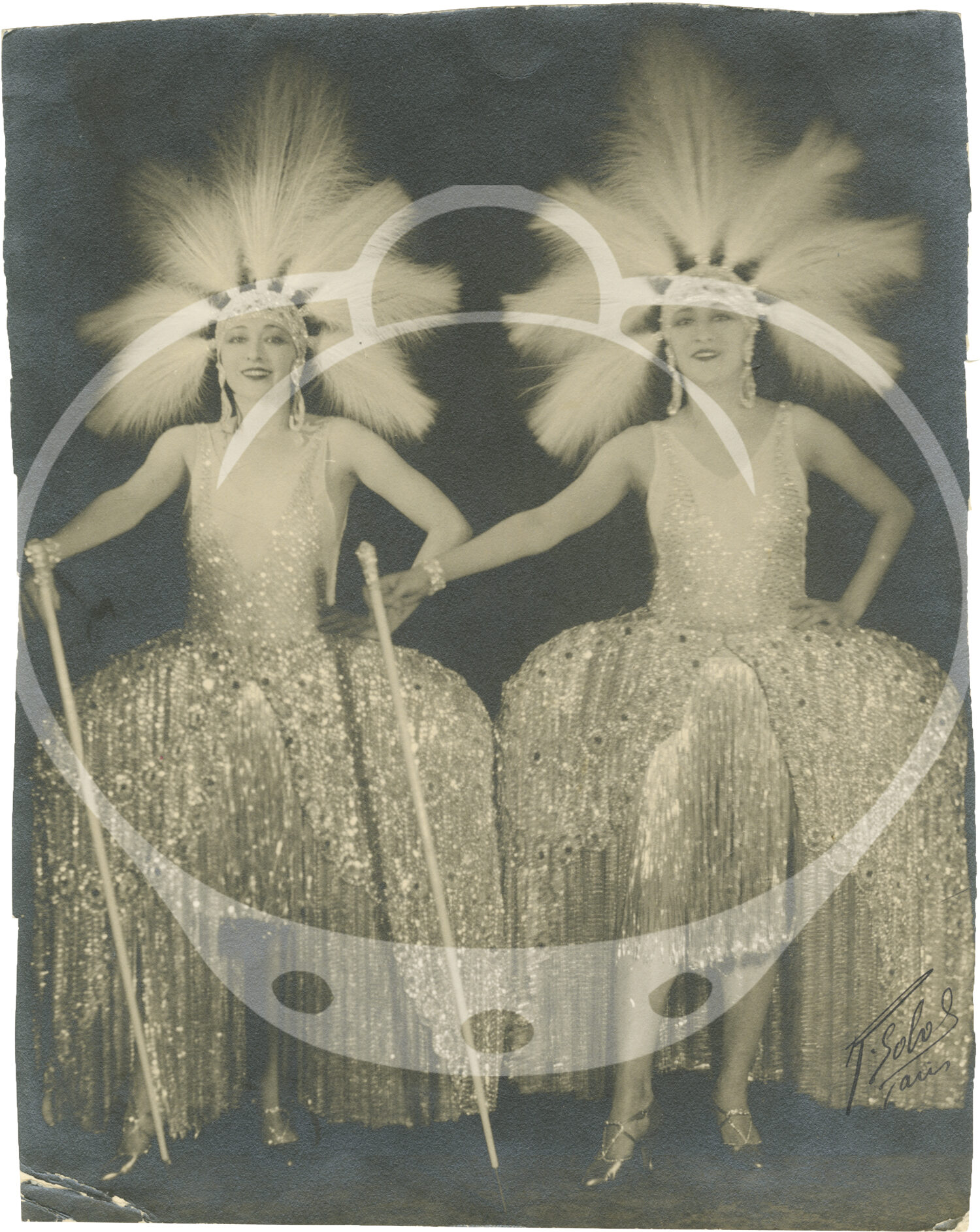 Collected archives of 40 original photographs of The Dolly Sisters ...